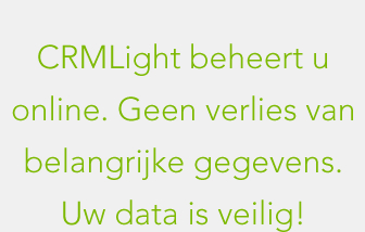 CRM Light! Zo eenvoudig is online klantbeheer!